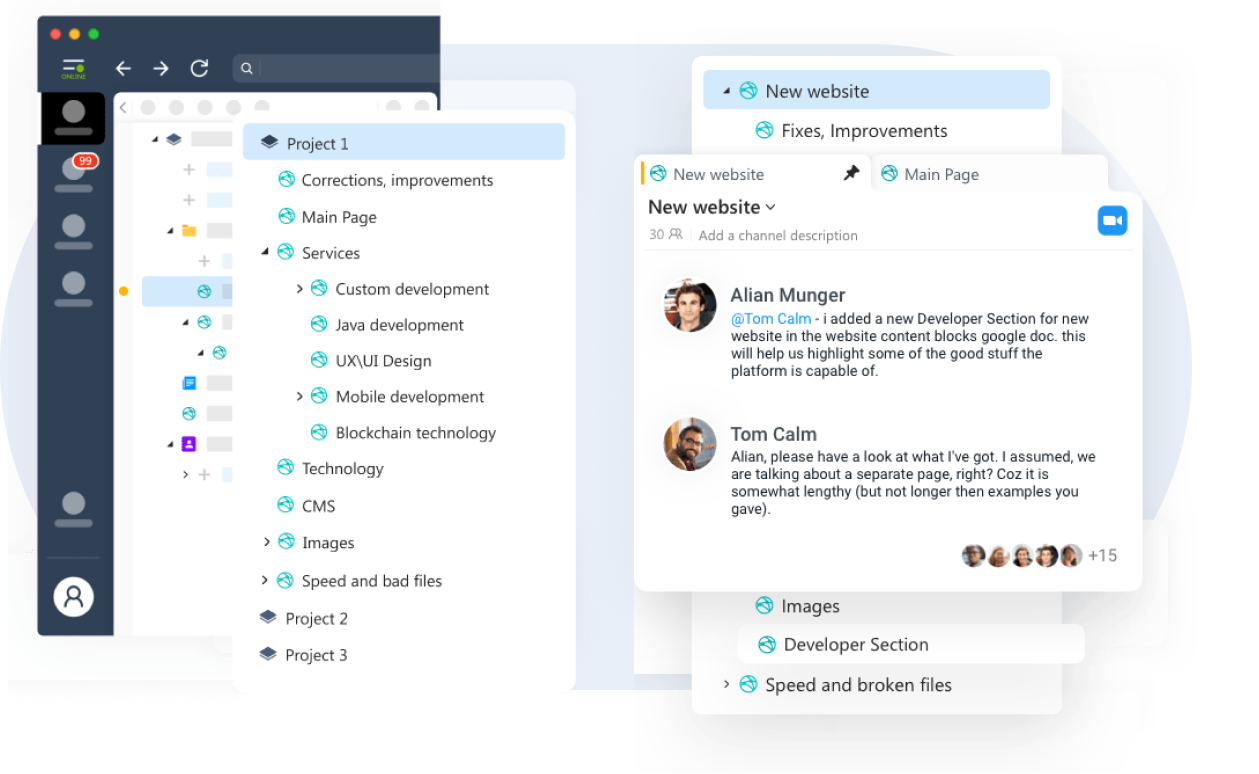 Team Messaging and Collaboration Platform for an ambitious technology startup - Case Study